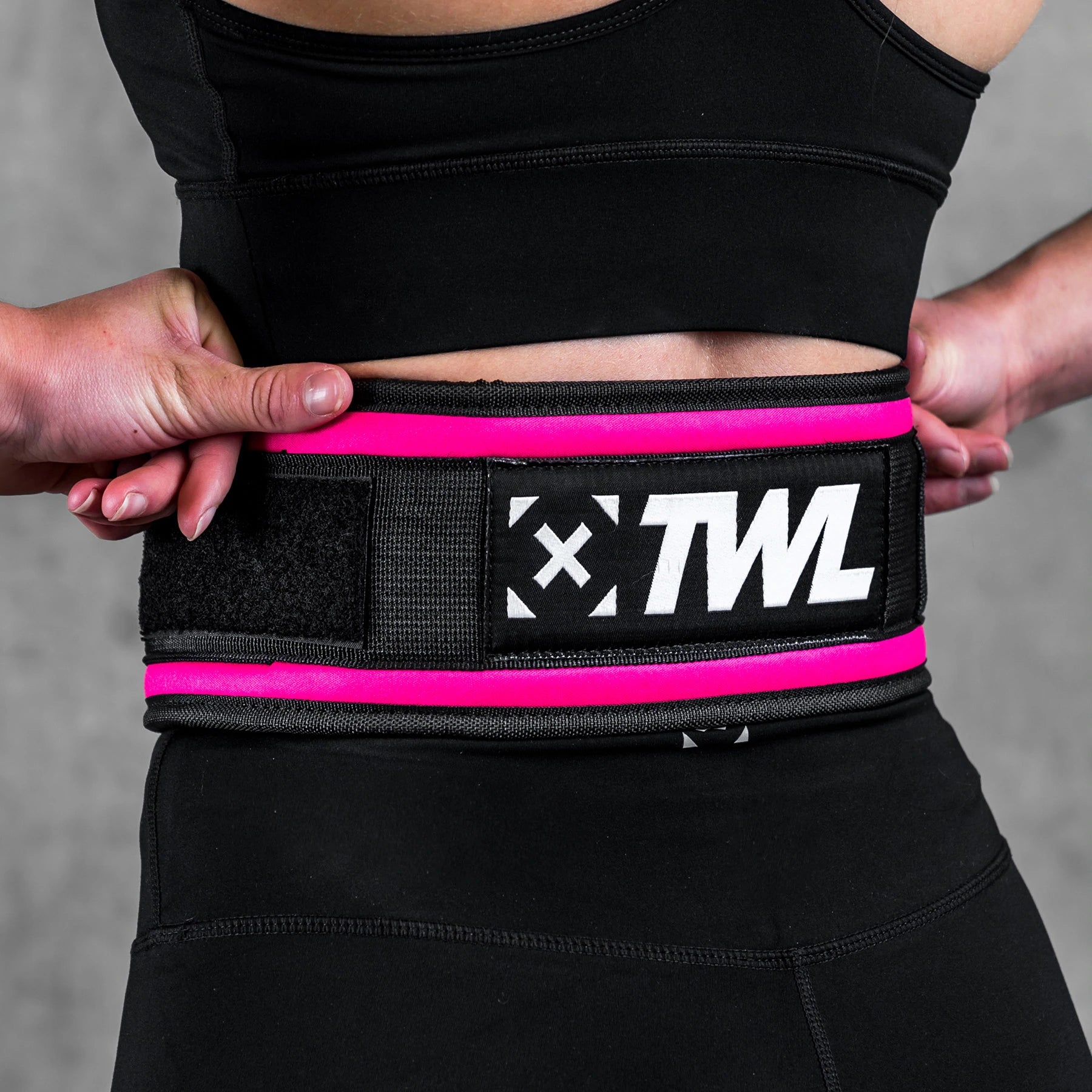 TWL - EVERYDAY 4" VELCRO LIFTING BELT 3.0 - PINK