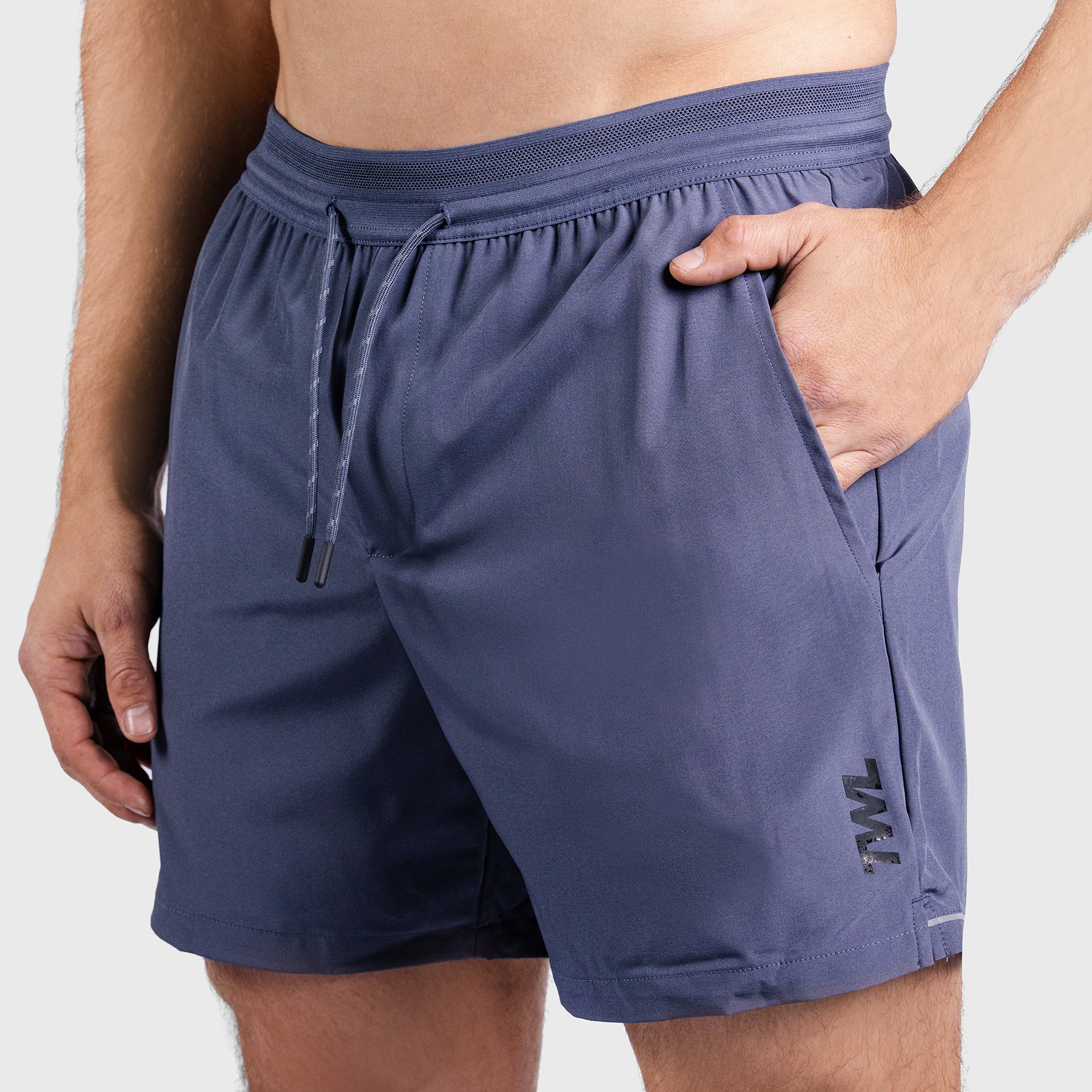 TWL - MEN'S CADENCE LINED SHORTS - 5" - BLUE