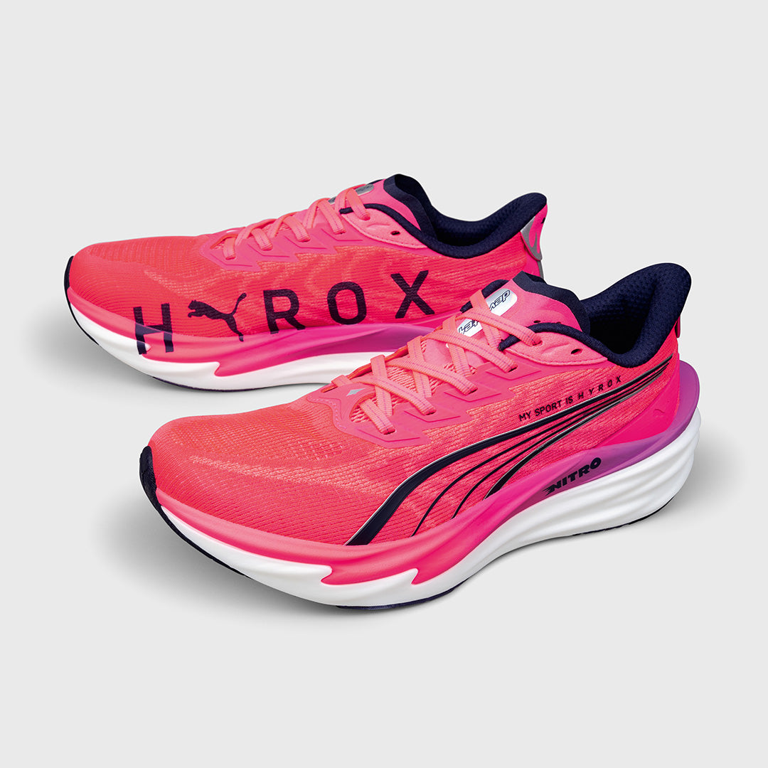 PUMA - DEVIATE NITRO 4 HYROX - MEN'S - PUMA WHITE-ELECTRIC ORCHID-PURE ...