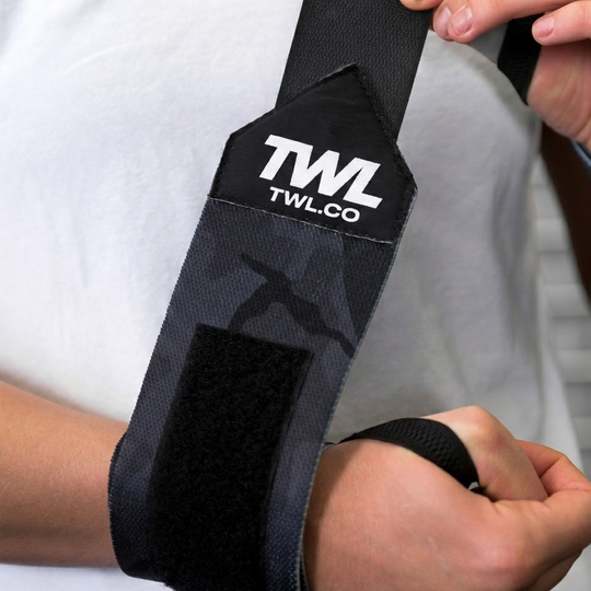 TWL Velcro Wrist Wraps | Lifting Wrist Support – Camouflage - Train ...